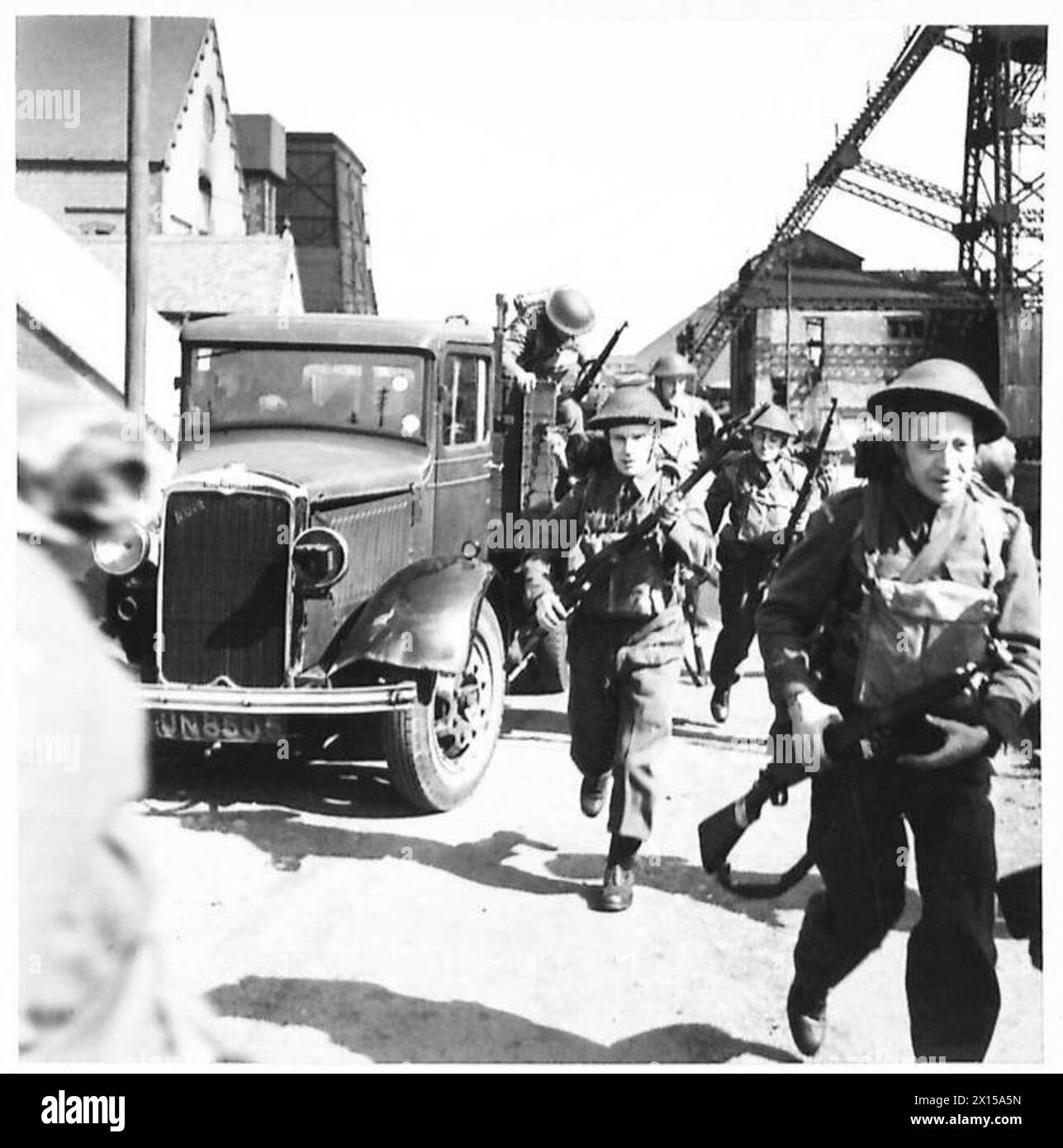 MINERS HOME GUARD PLATOON - The mobile Platoon dash from the trucks to ...