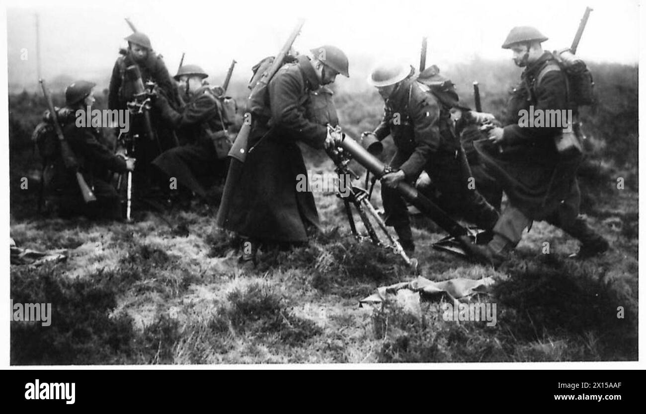 Firing trench mortars Black and White Stock Photos & Images - Alamy