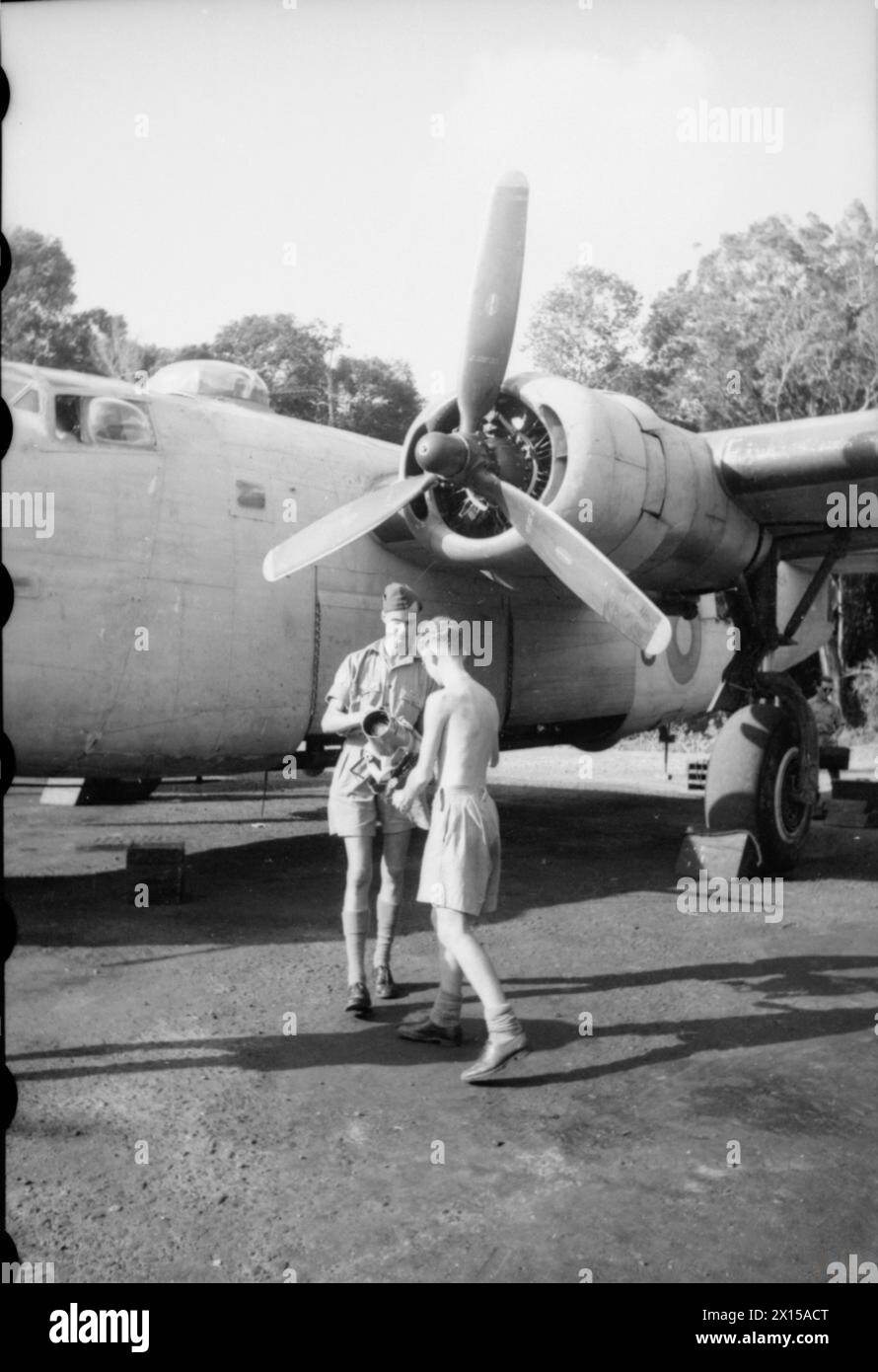 ROYAL AIR FORCE OPERATIONS IN THE FAR EAST, 1941-1945. - A crew member ...