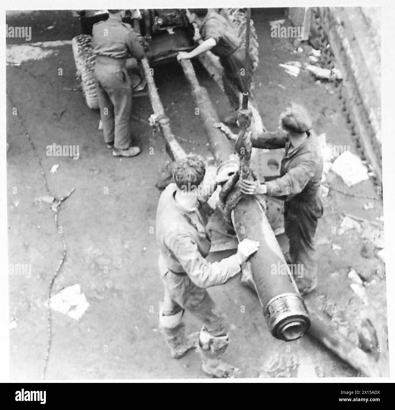 Weapon fitting Black and White Stock Photos & Images - Alamy