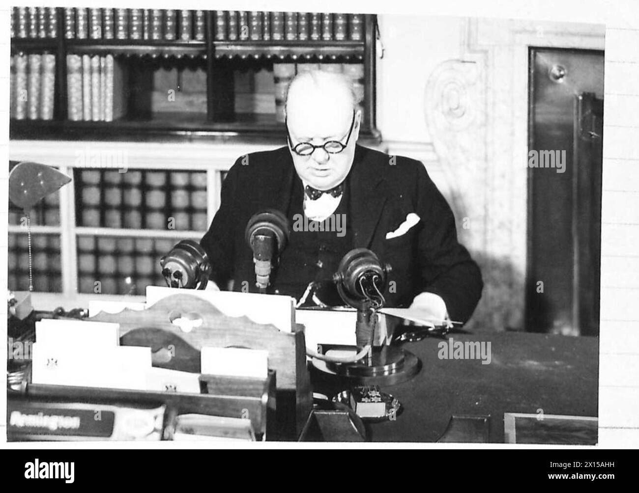 PRIME MINISTER MAKES HIS "V.E." DAY BROADCAST - The Prime Minister, Mr ...