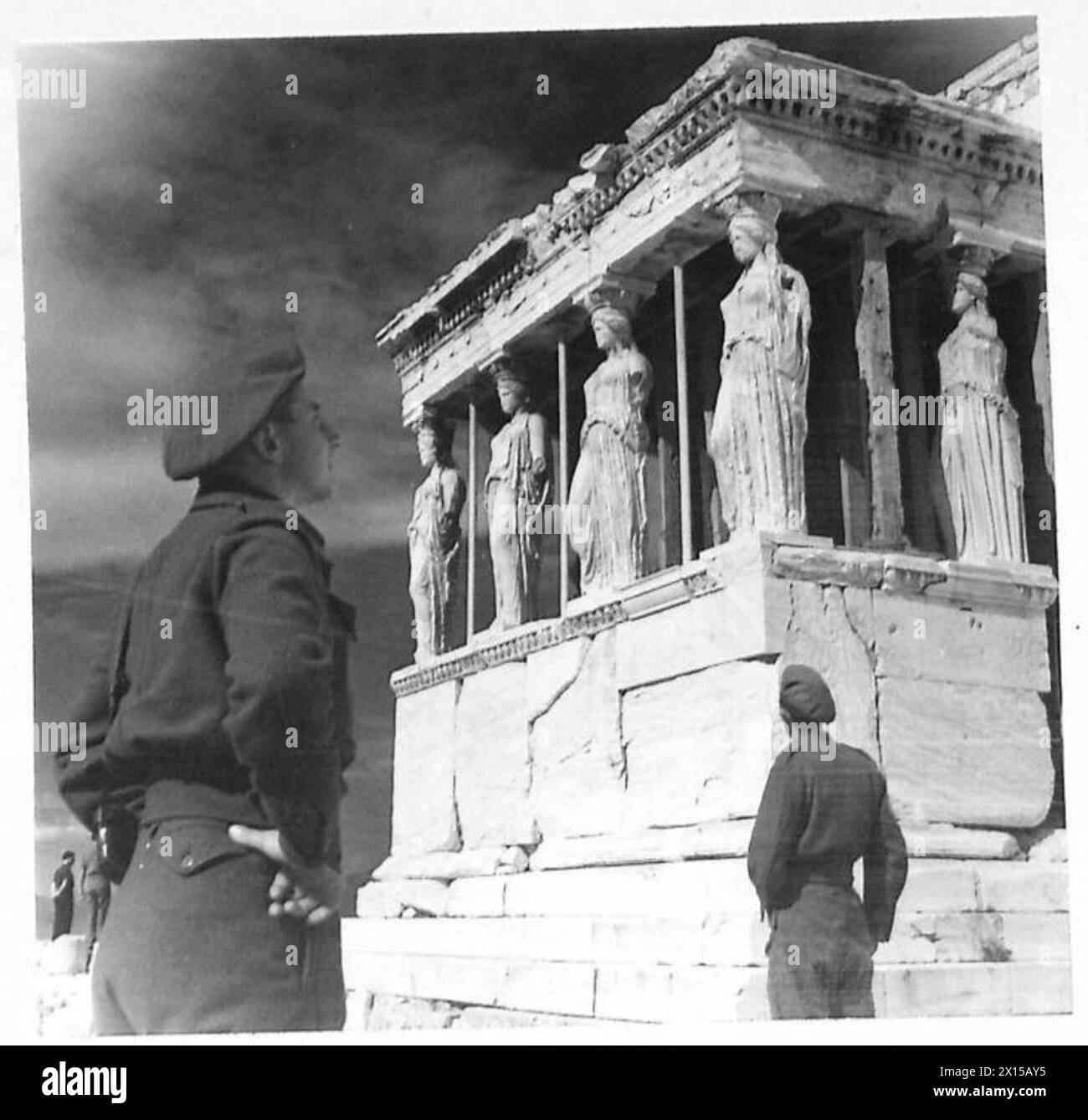 GREECE : ANCIENT & MODERN - Sgt. Gregory and Dvr. Hardman examine some ...