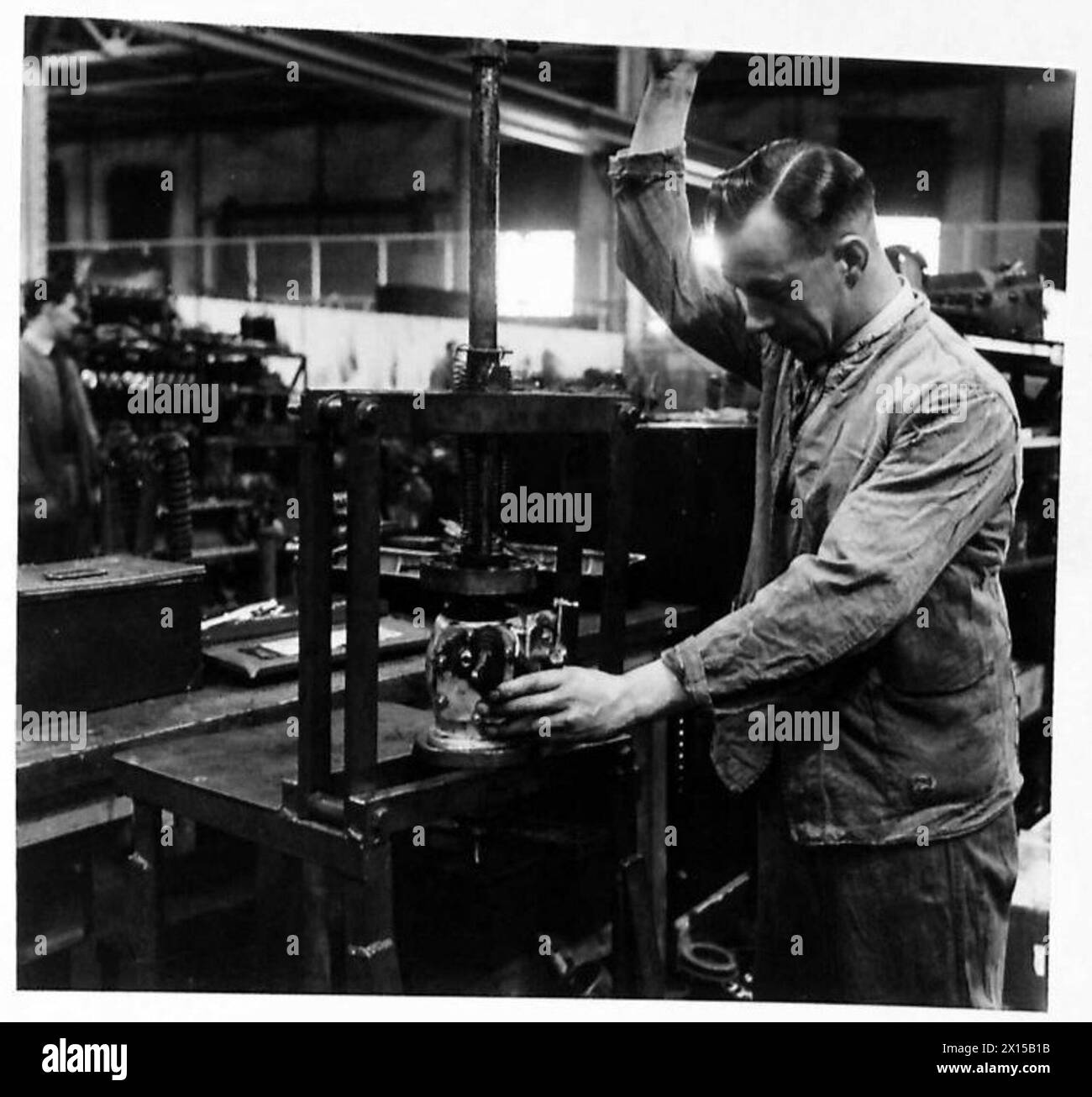 COORDINATION OF JIGS & TOOLS - Engines and assemblies photographed at ...