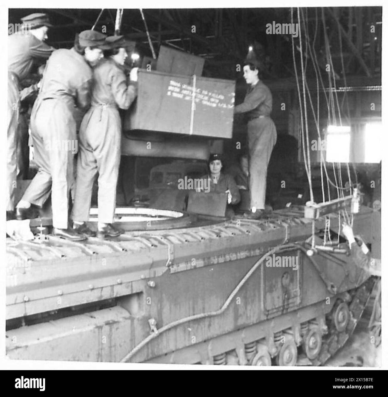 ATS personnel work in REME workshops as storewomen, fitters, and ...