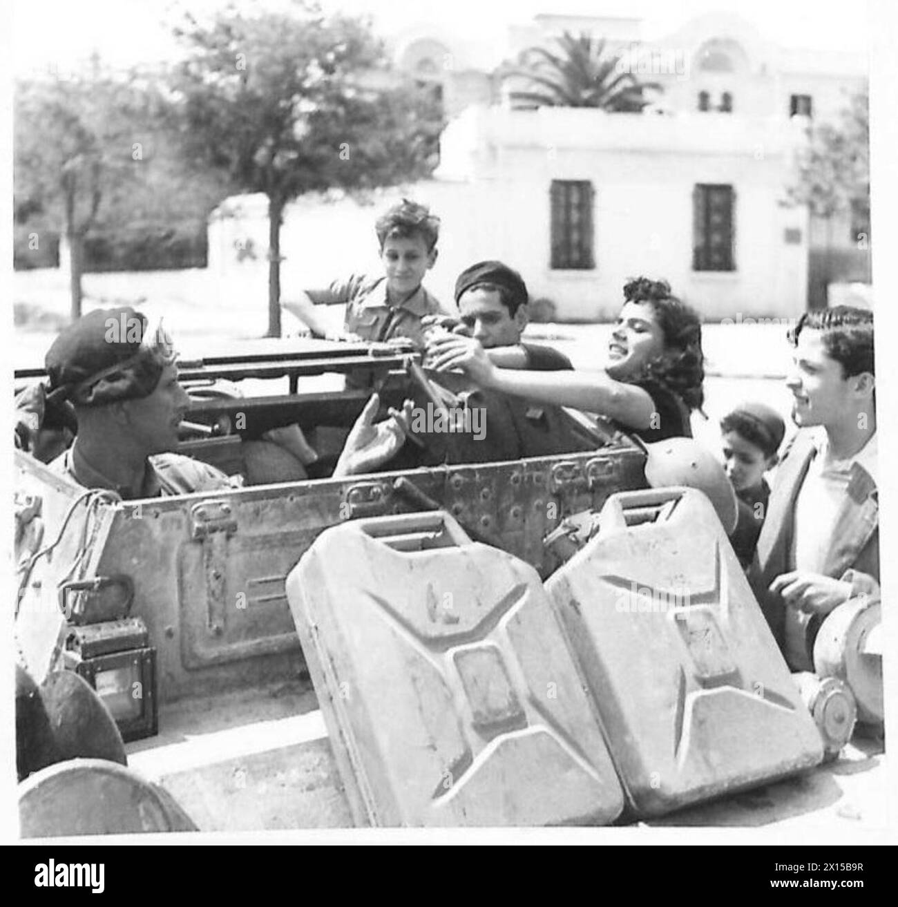 Interactions with french civilians hi-res stock photography and images ...