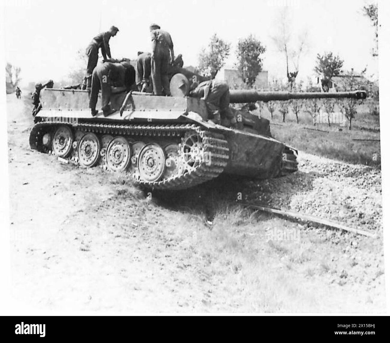 Knocked out tank Cut Out Stock Images & Pictures - Alamy