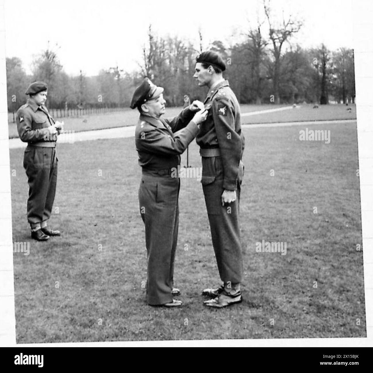 Brigadier R.C. Loder-Symons receives the Distinguished Service Cross (D ...