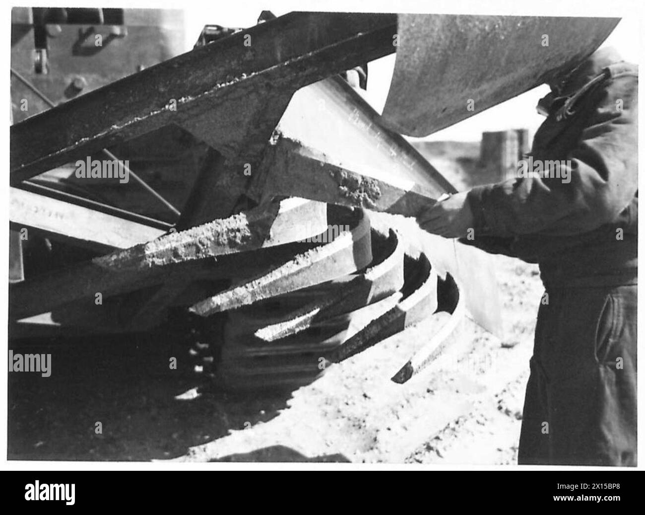 The 79th Armoured Division demonstrates a special assignment with ...