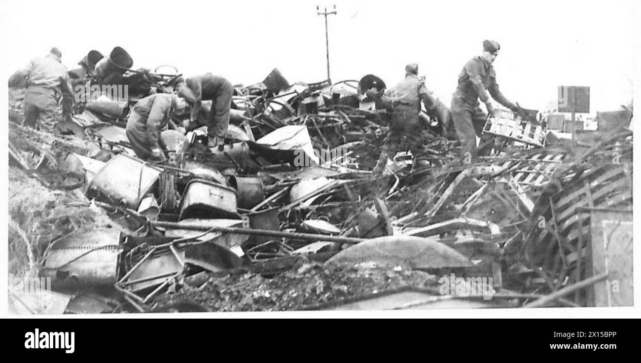 Military salvage operation Cut Out Stock Images & Pictures - Alamy