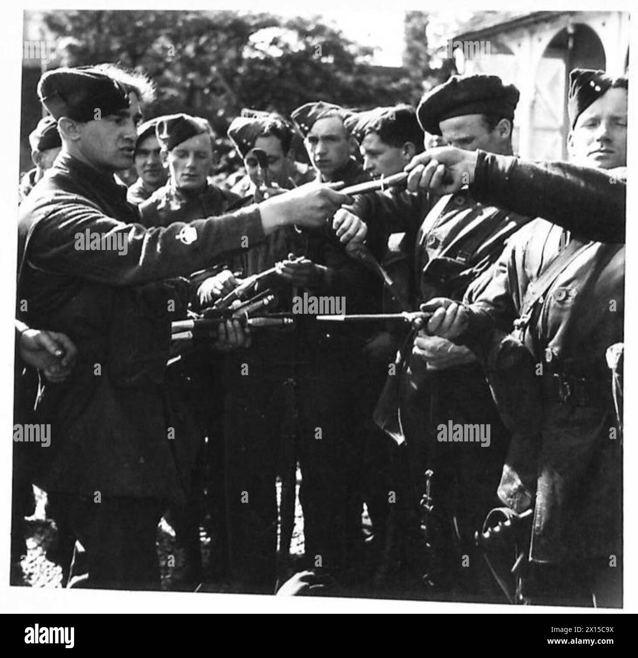 Close quarter exercise Black and White Stock Photos & Images - Alamy