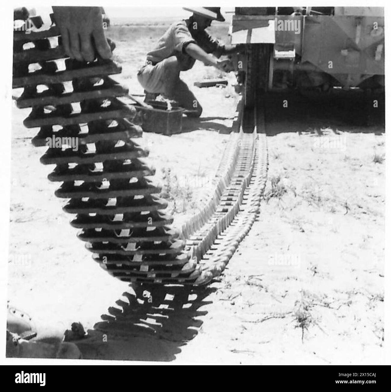 War vehicle track tank Black and White Stock Photos & Images - Alamy