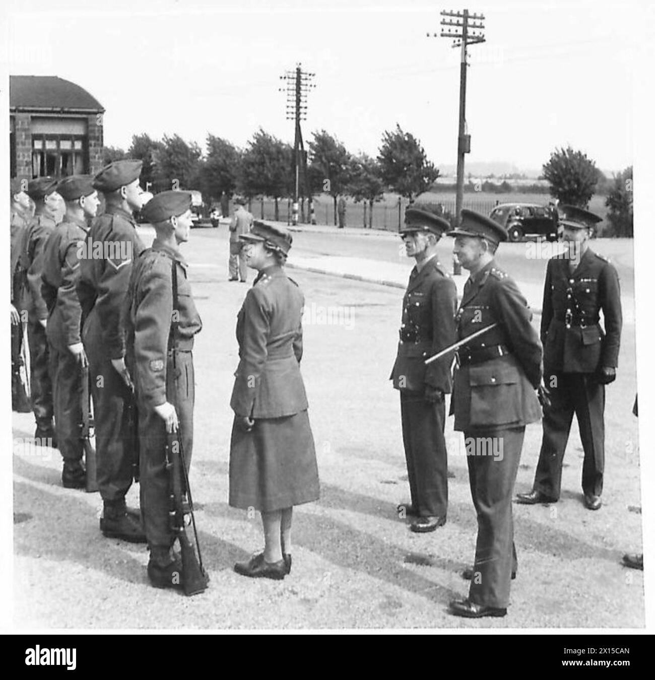 British army soldier inspects Cut Out Stock Images & Pictures - Alamy