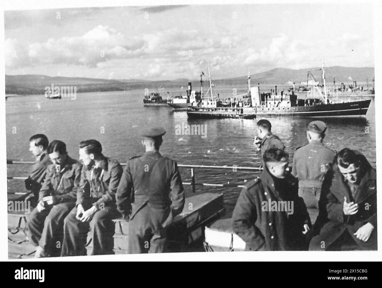 WITH BRITISH AND CANADIAN TROOPS IN ICELAND - Some of the British ...