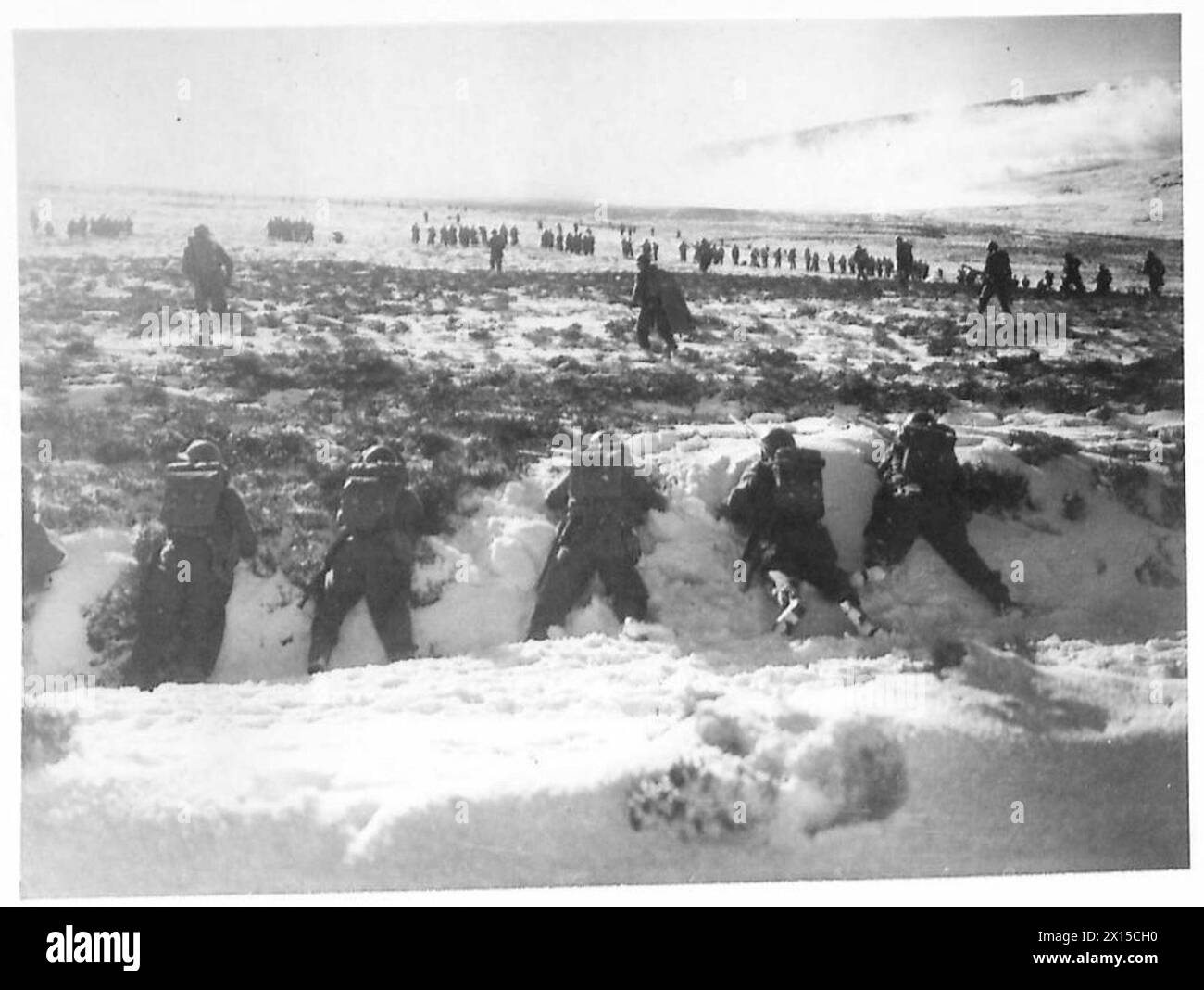 Advancing under fire Cut Out Stock Images & Pictures - Alamy