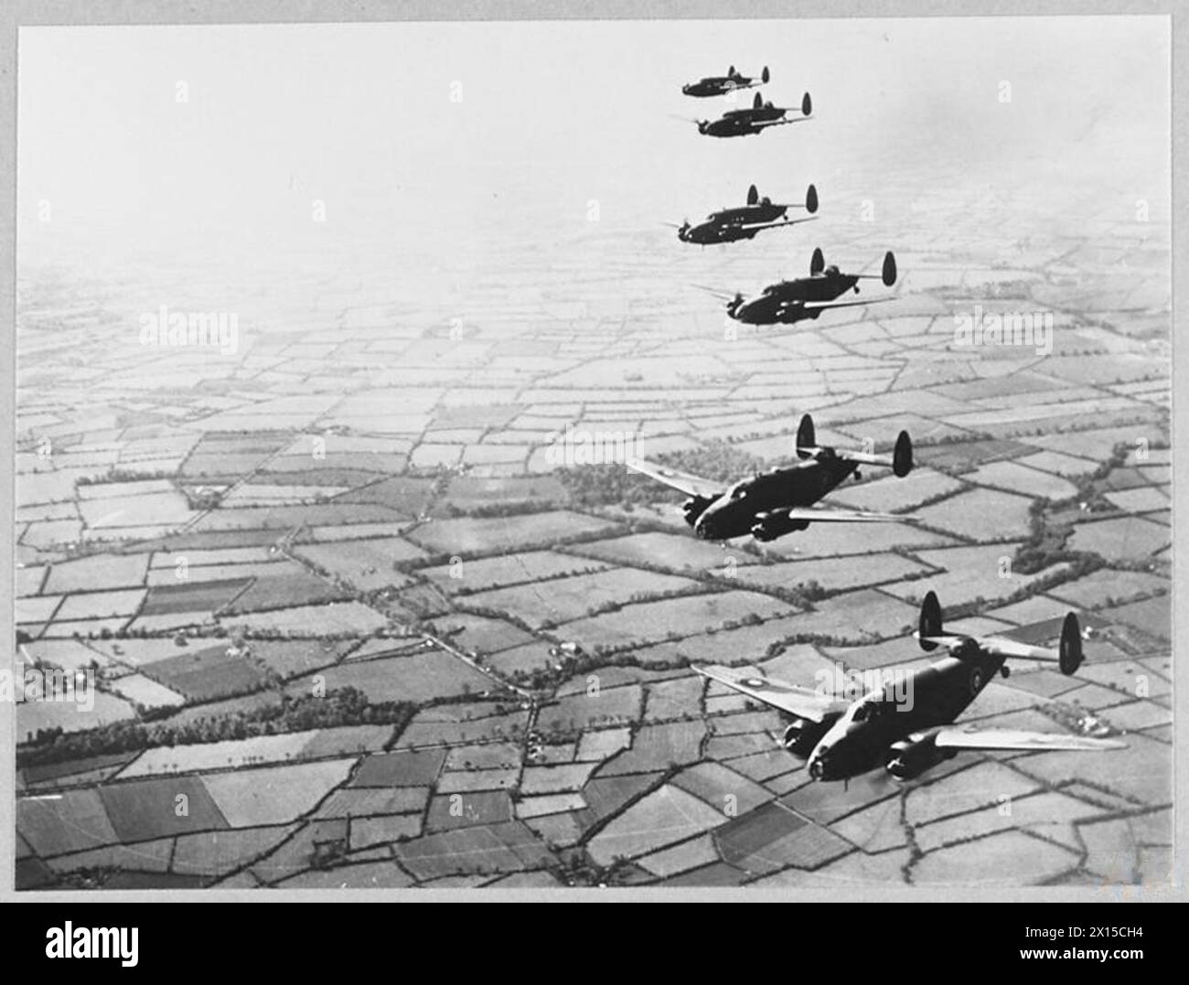 HUDSON MARK 2 (LOCKHEED) - Two Wright Cyclone Engines Stock Photo - Alamy