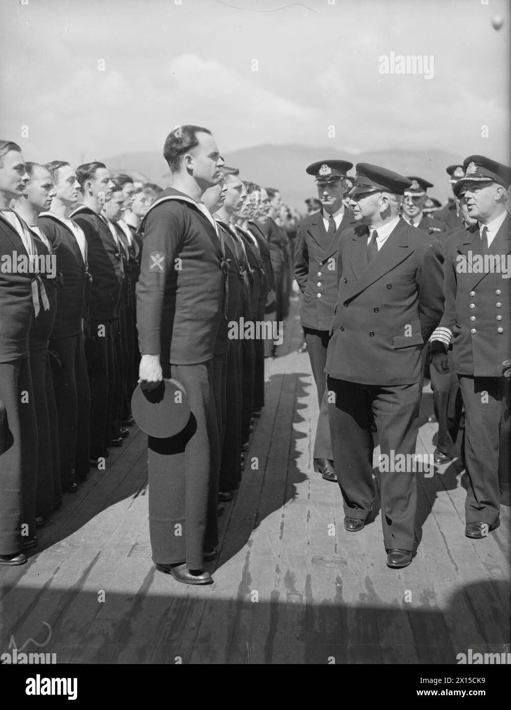 MR A V ALEXANDER, MP, FIRST LORD OF THE ADMIRALTY, VISITS SUBMARINES AT ...
