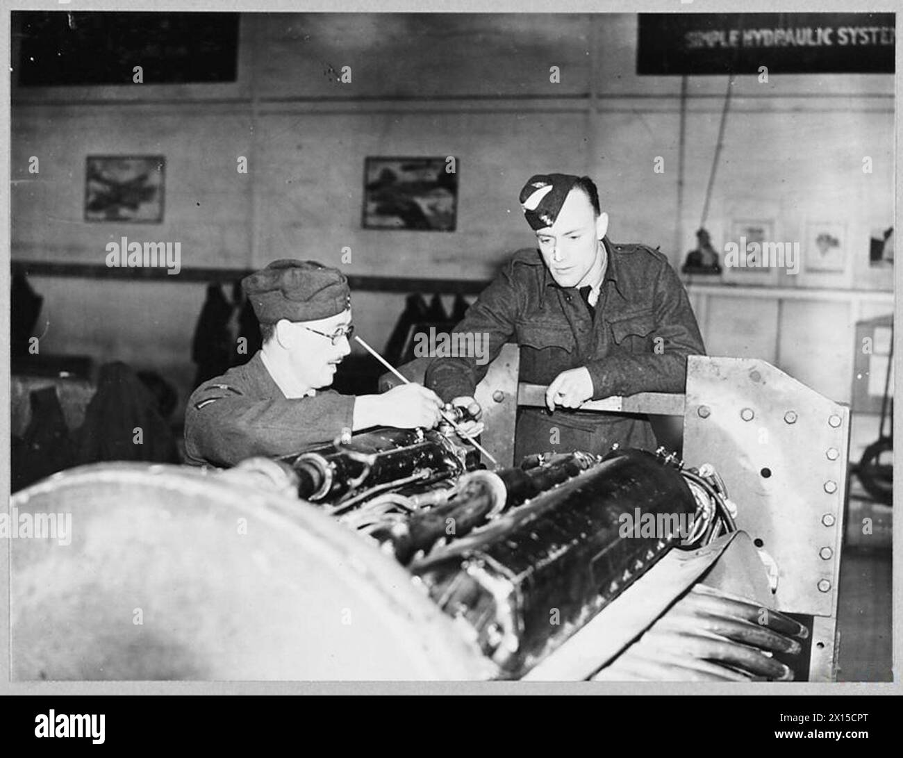Flight Engineer Cadet C. Allburt, a former Metropolitan Police sergeant ...