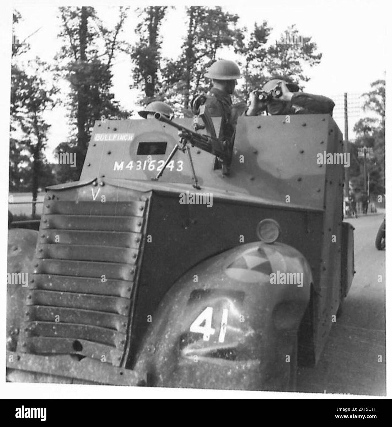 British Army Beaverette armoured car used for reconnaissance and ...