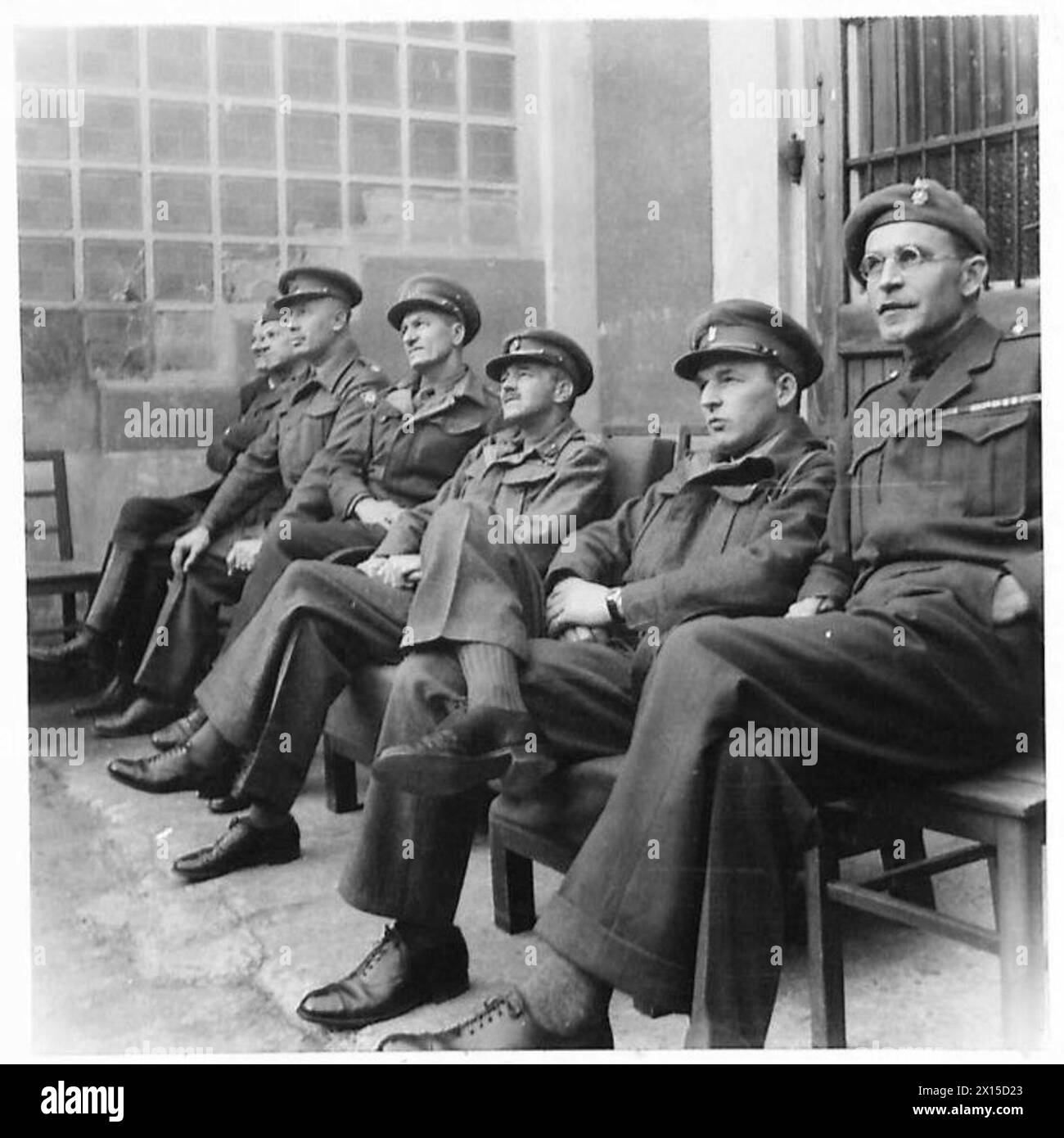 ITALY : TRIESTE FIRE BRIGADE DEMONSTRATION - Colonel Thorne and other ...