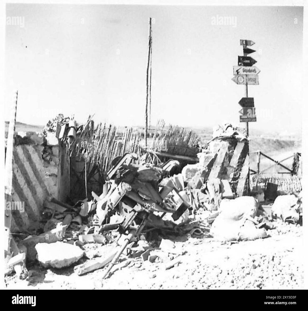 Destruction of enemy position hi-res stock photography and images - Alamy