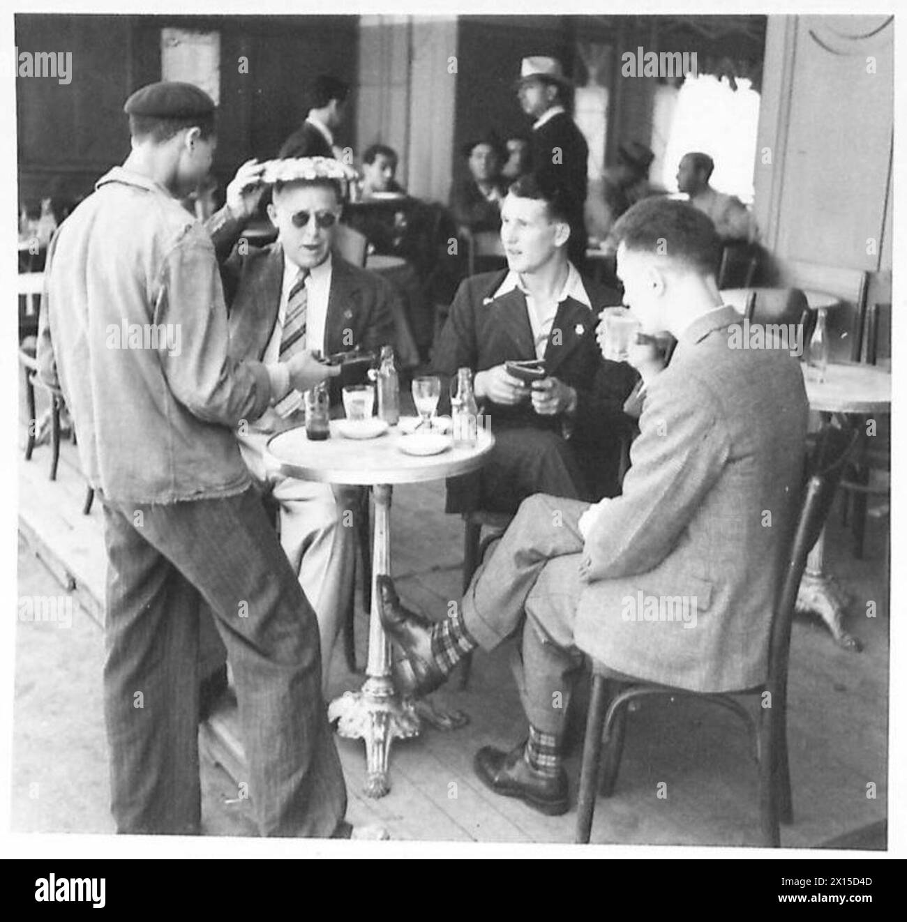 "SPARKS" "CHIPPY" AND "FOURTH" STEP ASHORE - Three unwary men, at least ...