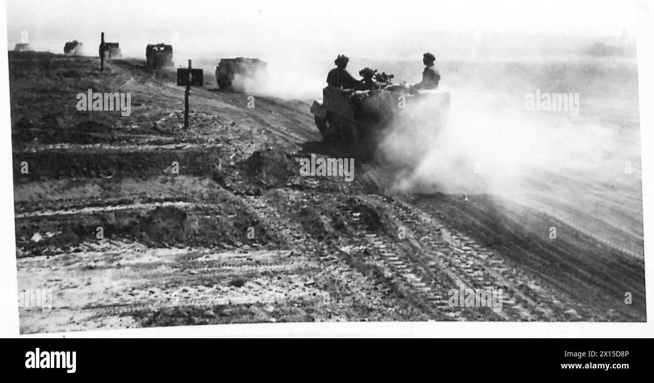 British guns advance through hi-res stock photography and images - Alamy