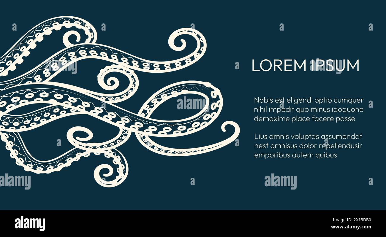 Gourmet restaurant flat banner Stock Vector Images - Alamy