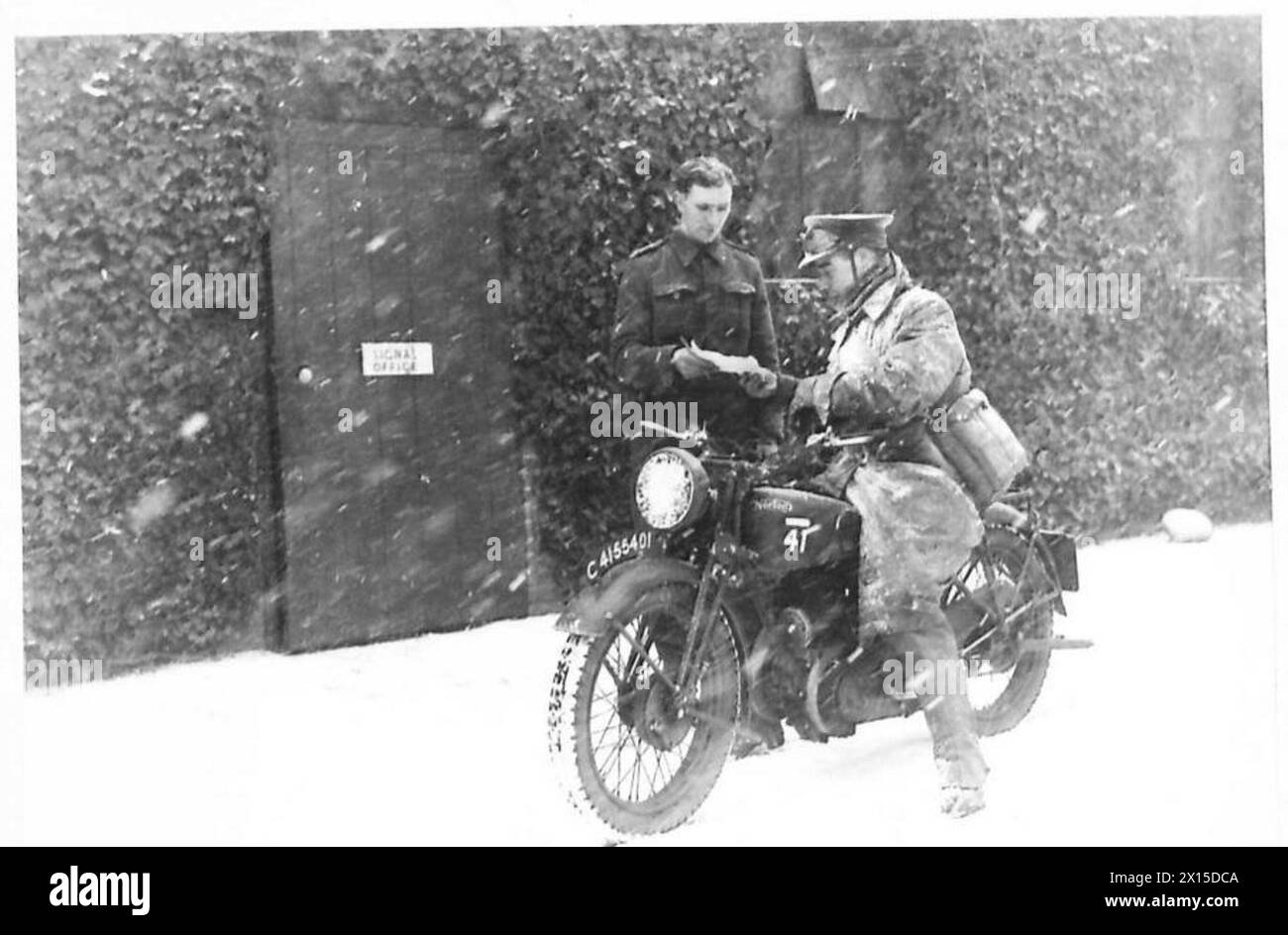British army signal corps hi-res stock photography and images - Alamy