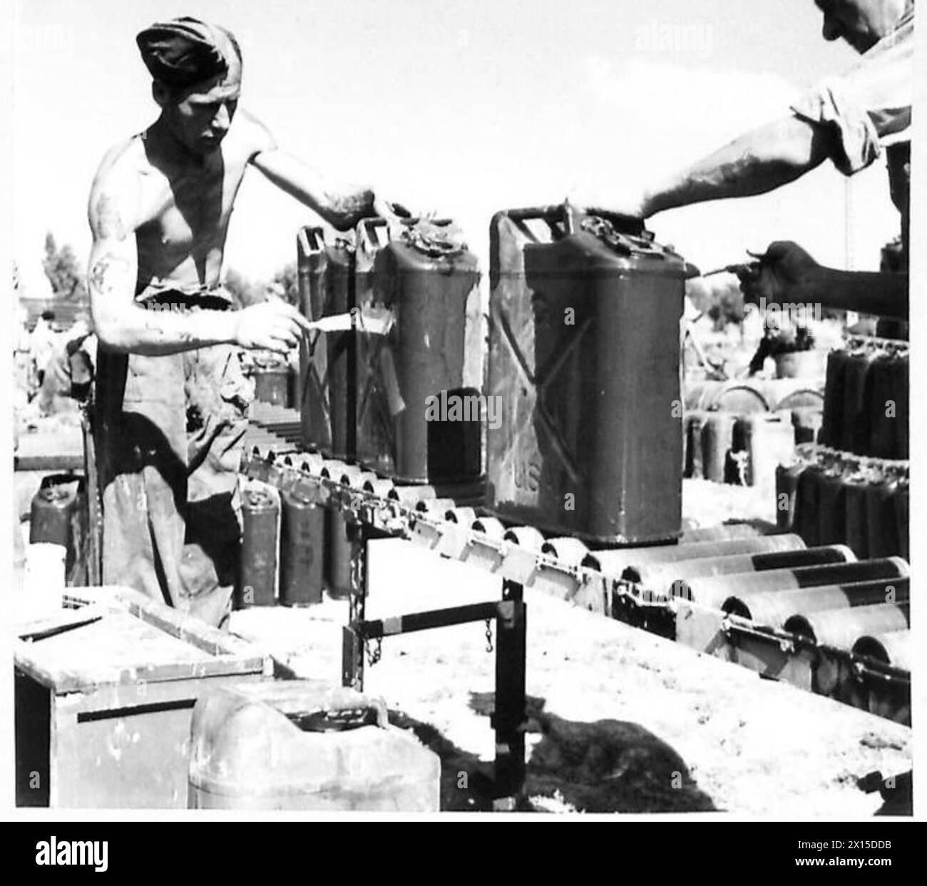 MOBILE PETROL FILLING CENTRE IN OPERATION - Obliterating and re-marking ...