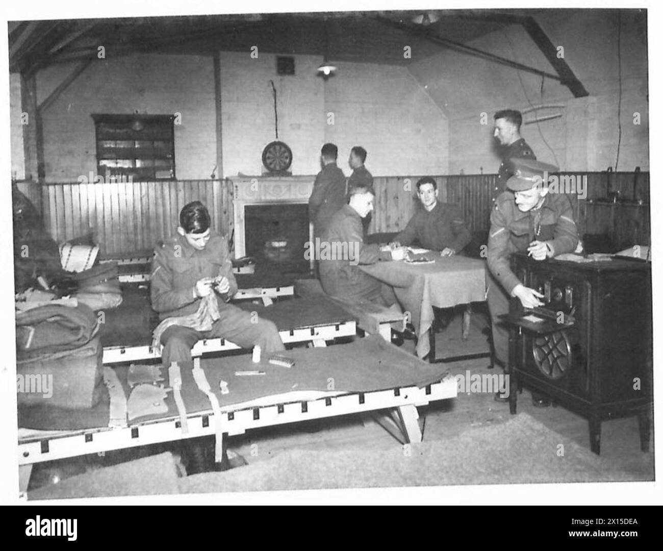 Army living quarters Black and White Stock Photos & Images - Alamy