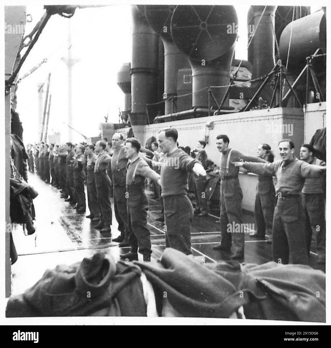 Lifeboat training at sea Cut Out Stock Images & Pictures - Alamy