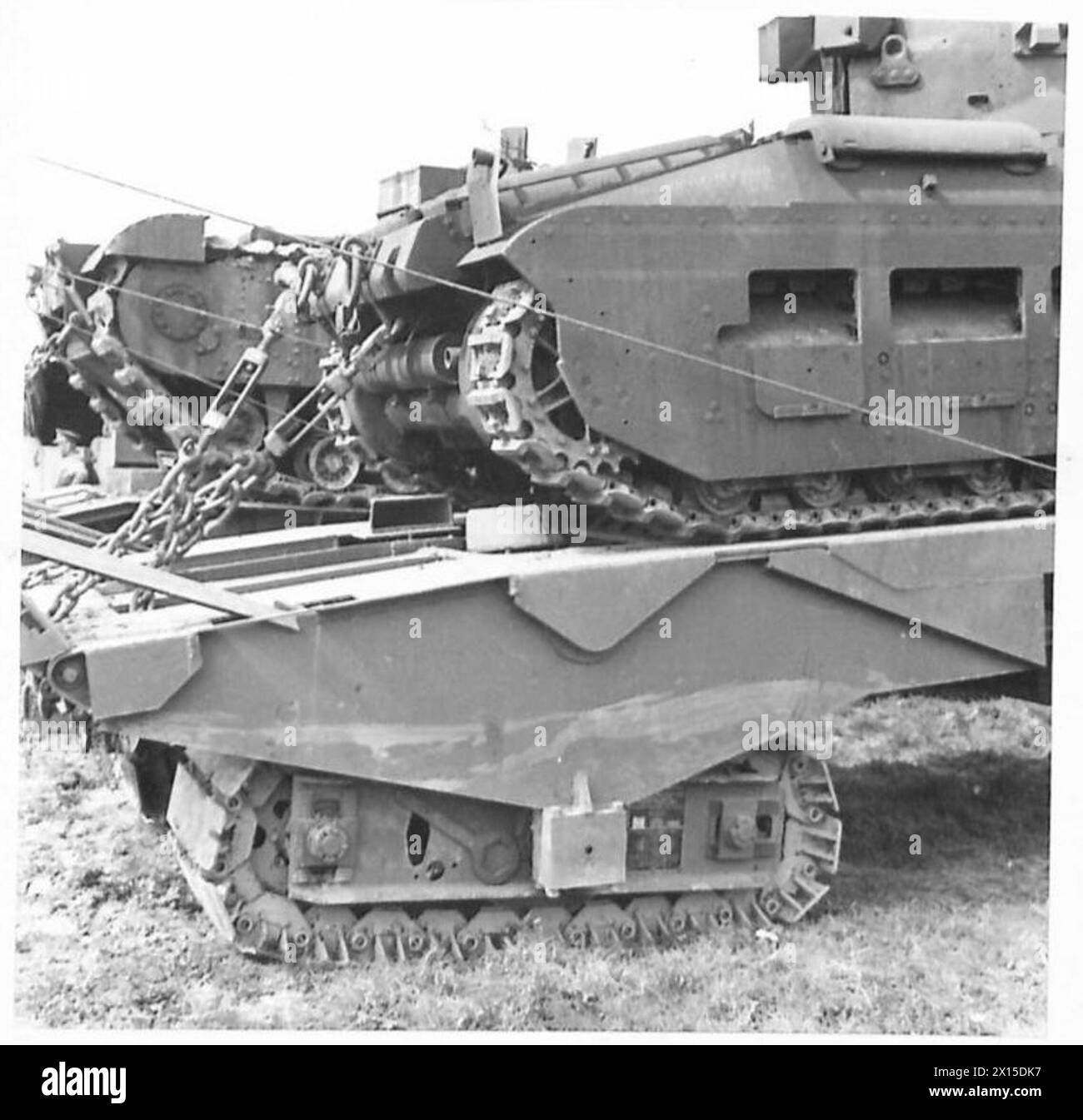 TANKS AND TRACKED TRANSPORTERS - Tracks of tracked transporter British ...