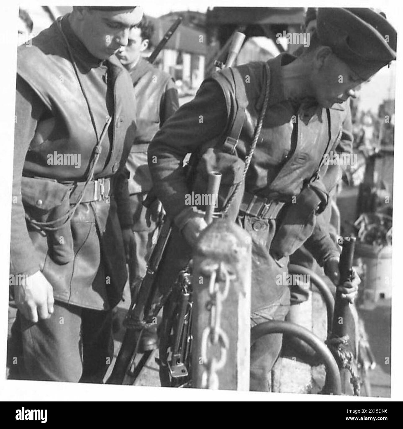 Embarkation officers Black and White Stock Photos & Images - Alamy