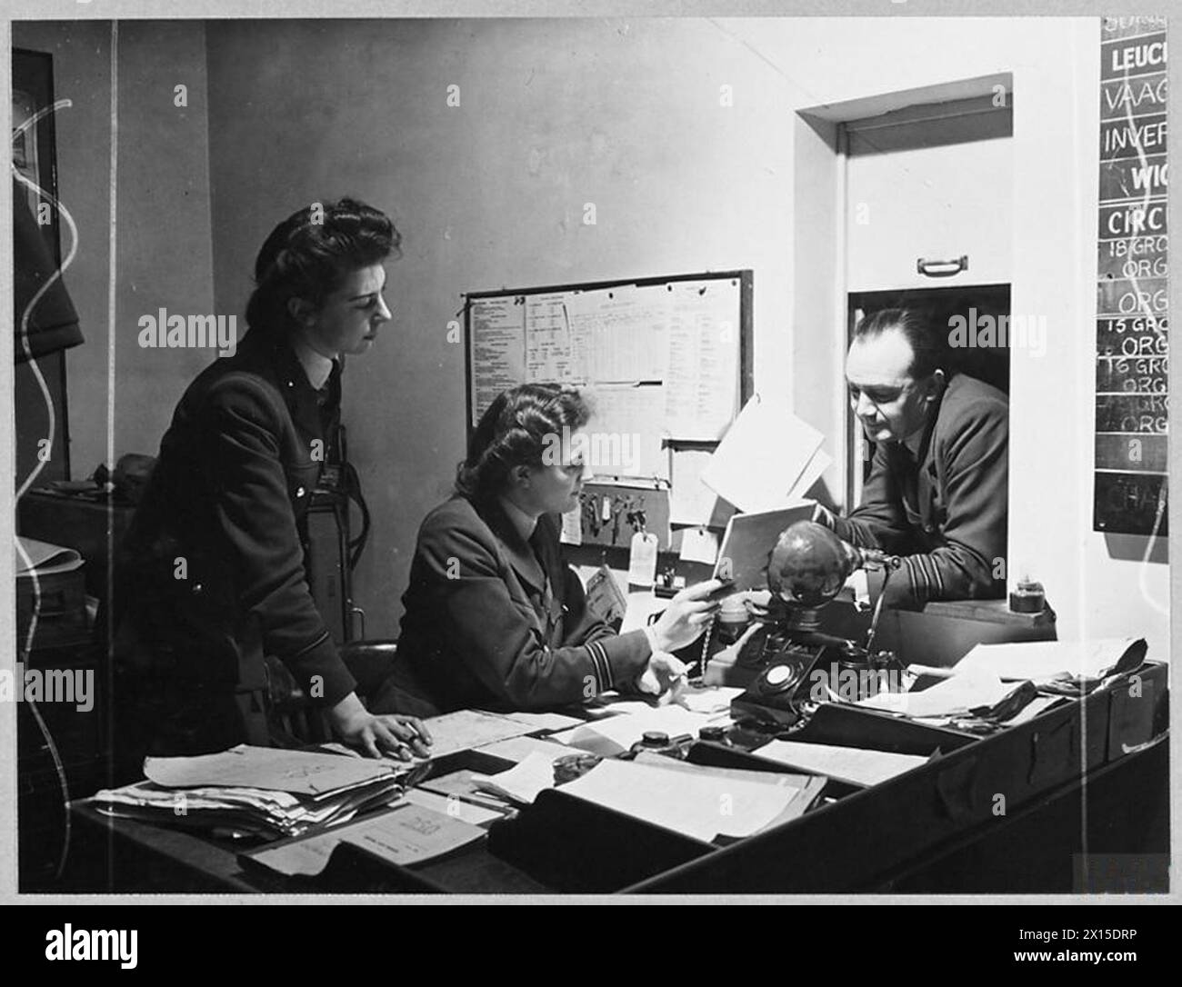 In 1944, at a Scottish RAF station, the Chief Signal Officer, a Wing ...