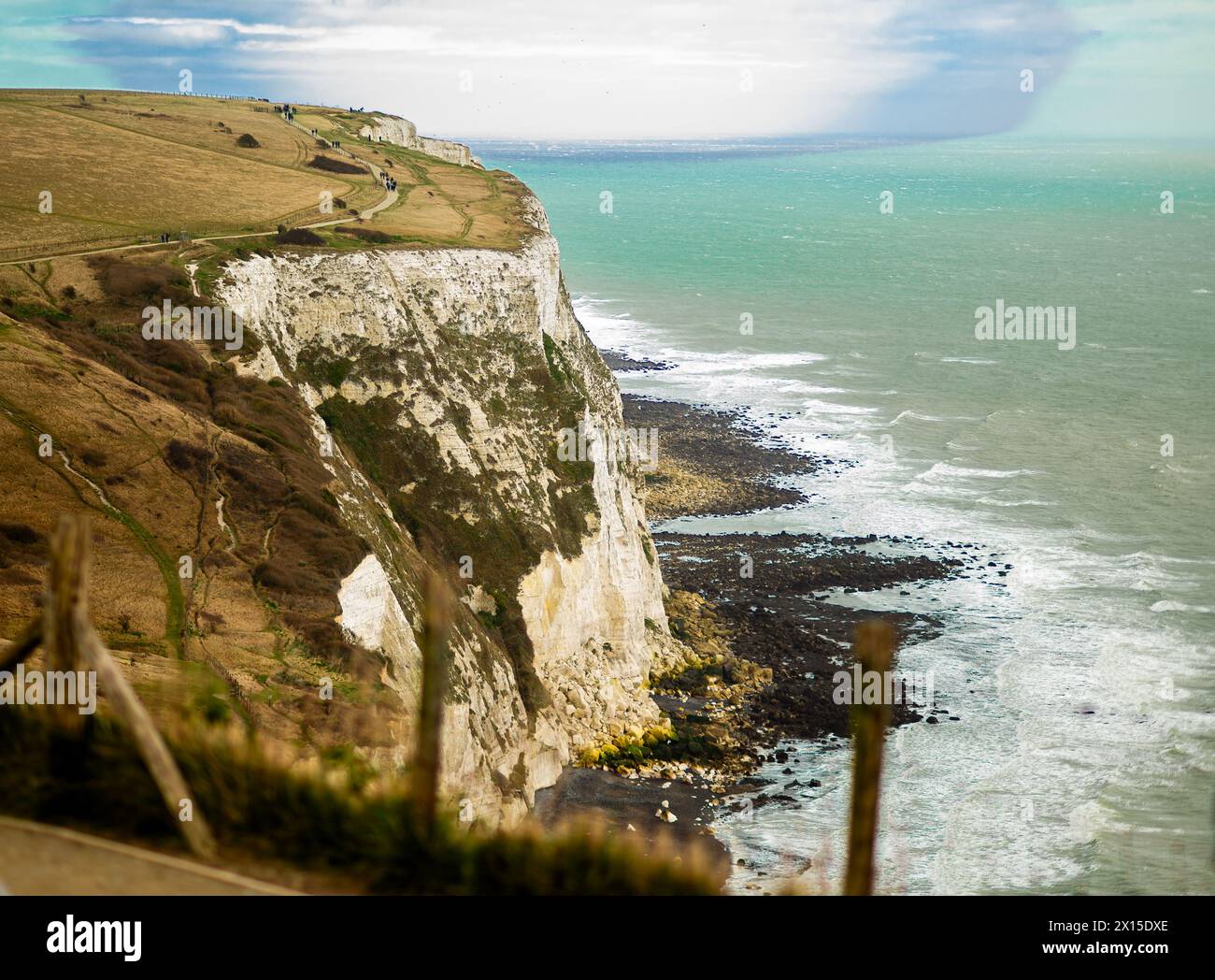Dover's Beach, where the timeless allure of the iconic white cliffs ...