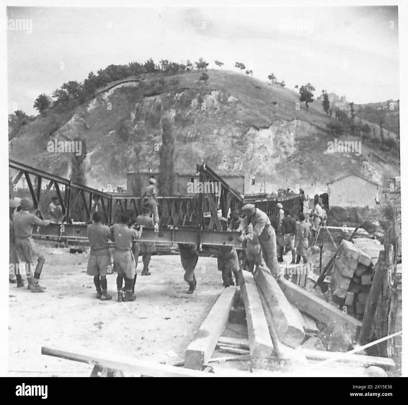 Bailey bridge section Black and White Stock Photos & Images - Alamy