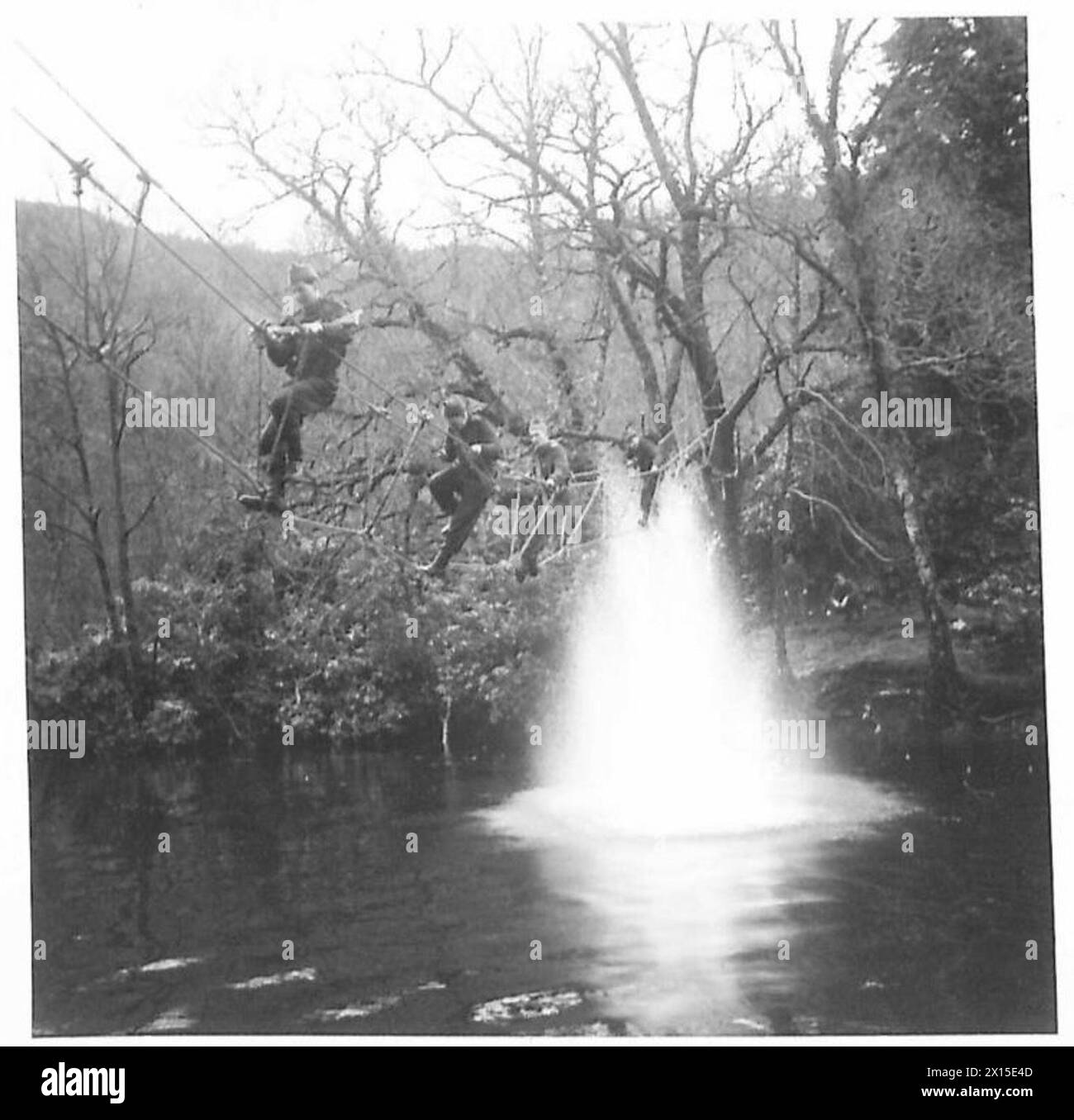 NEWSPAPER CORRESPONDENTS SEE COMMANDOS IN TRAINING - The death ride ...