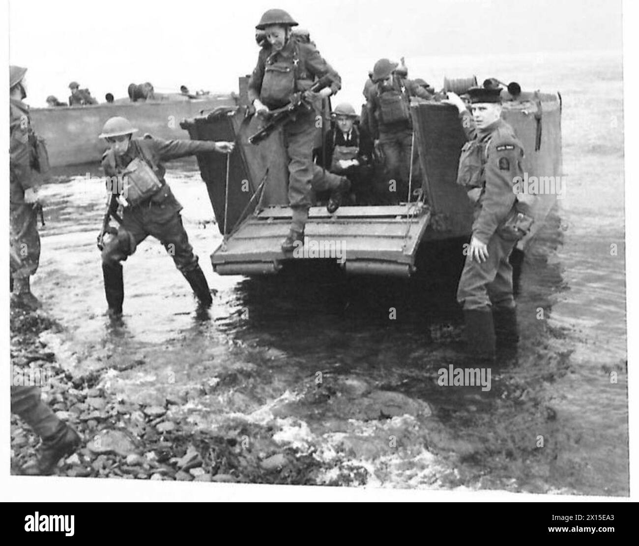 Amphibious beach landing exercise Cut Out Stock Images & Pictures - Alamy