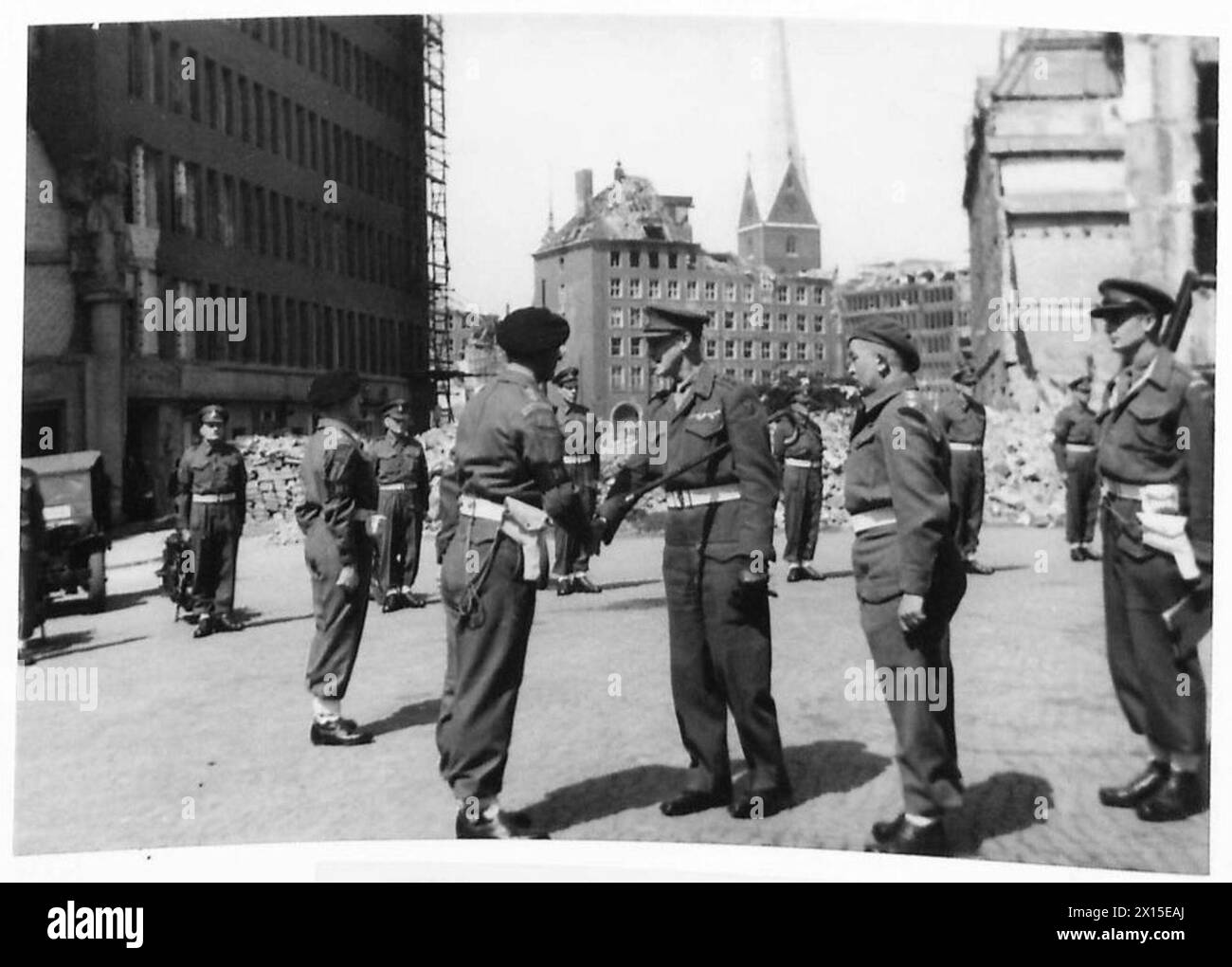 INSPECTION OF 53 DIVISIONAL PROVOST BY COLONEL F.C. BASSETT-WTLSON ...