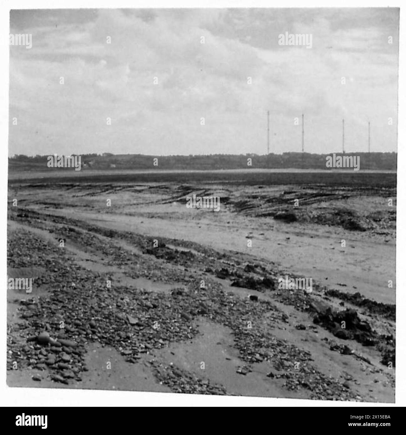 The British Army conducts experiments in tank recovery in areas with ...