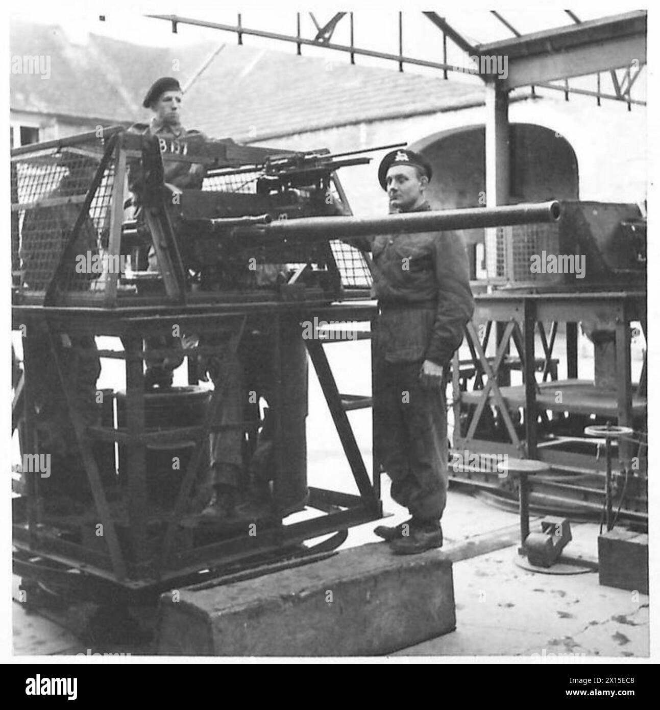 West Yorkshire Regiment RAC tank crew personnel receive training on the ...