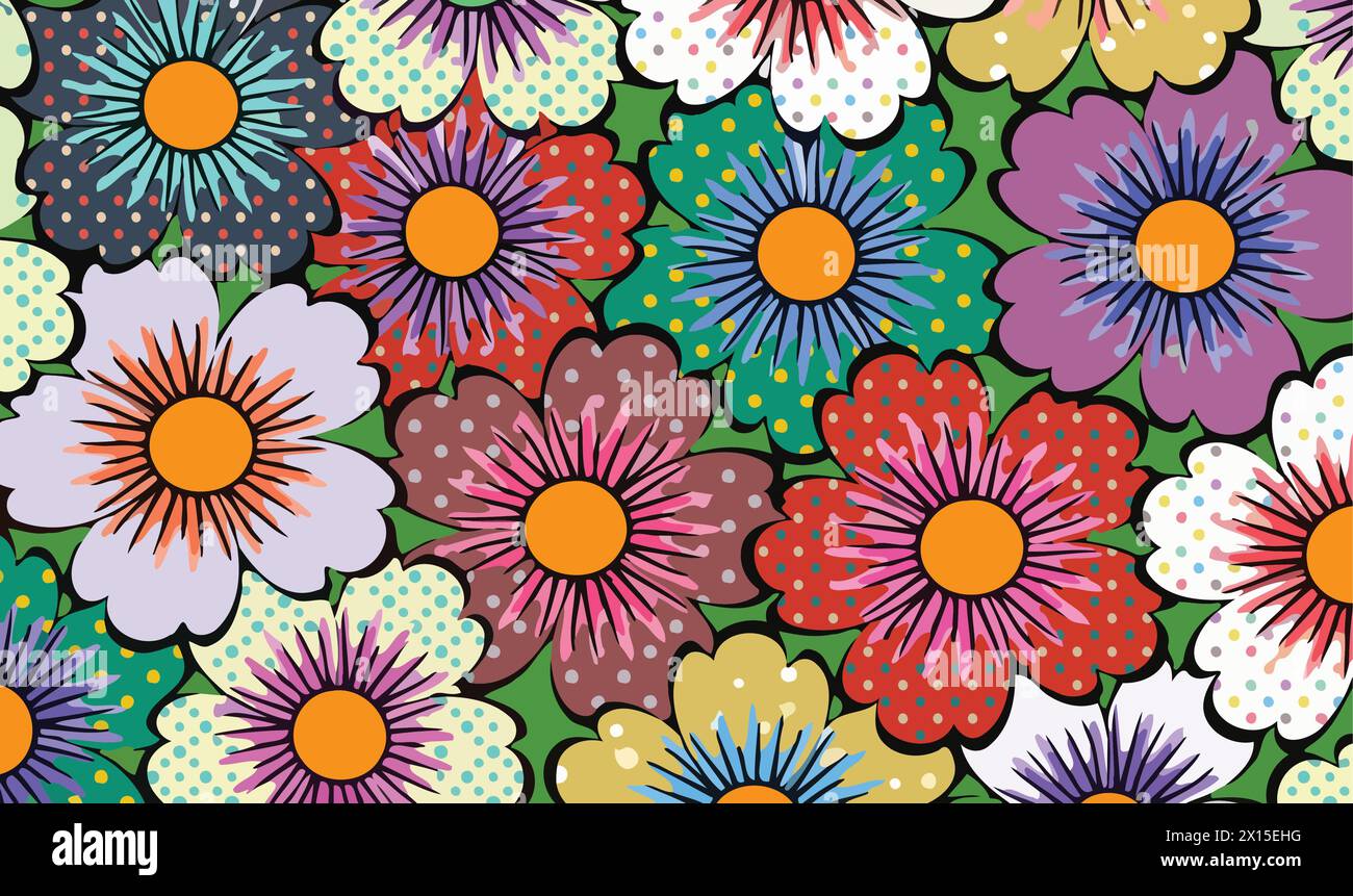 Flowery design Stock Vector Images - Alamy