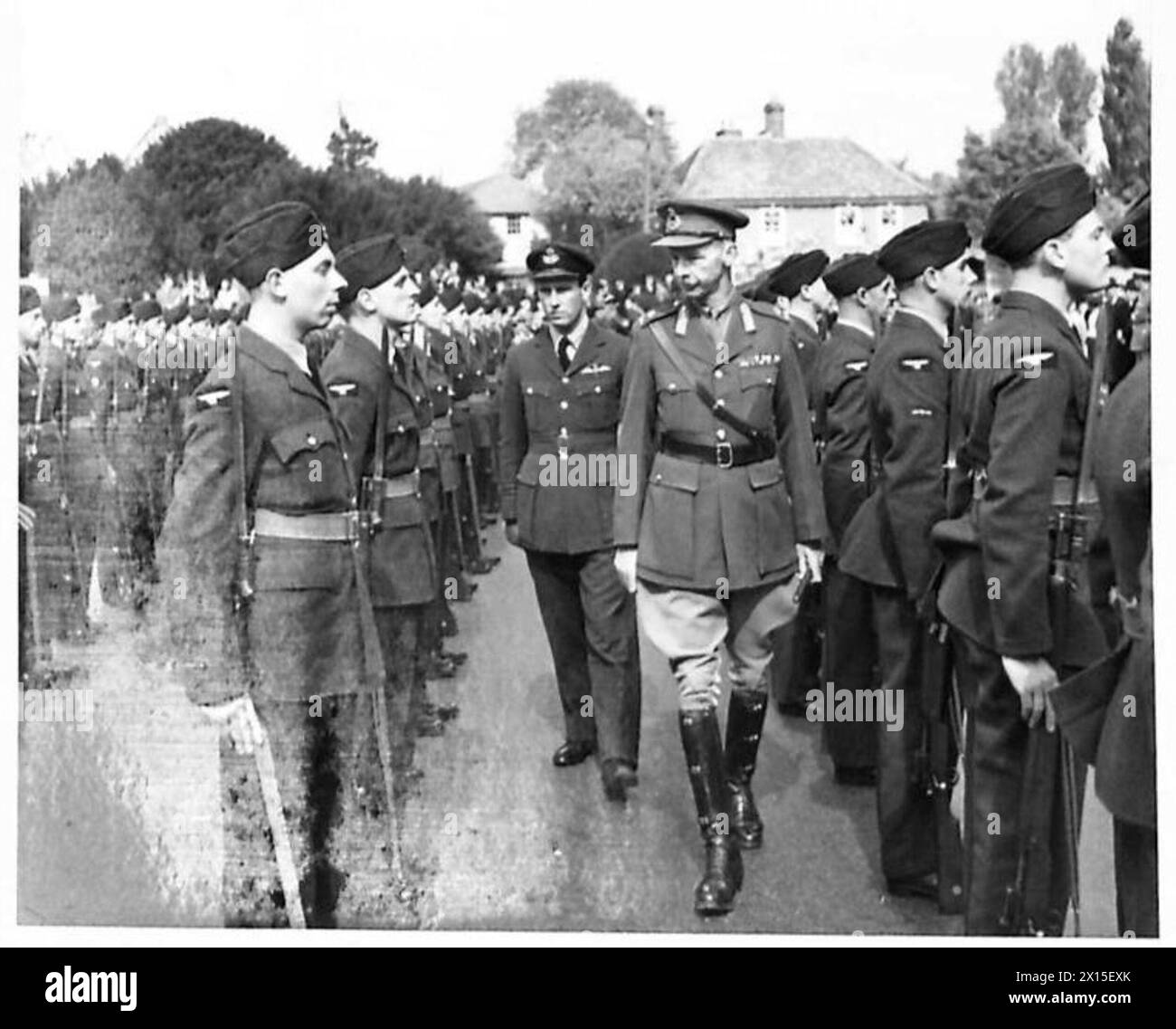 Commander inspection Black and White Stock Photos & Images - Alamy