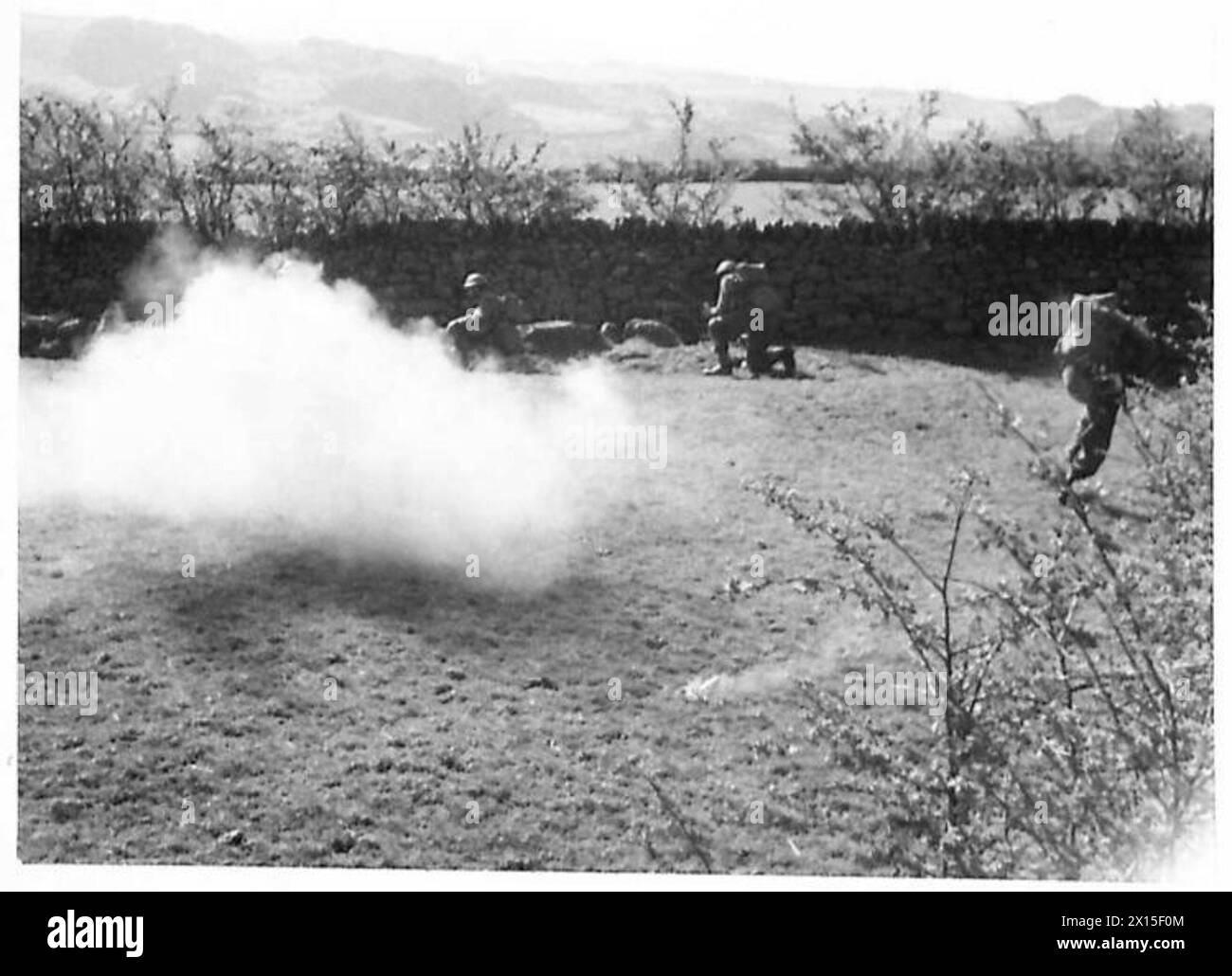 TOUGHENING-UP AT A BATTLE SCHOOL - Scenes during the exercise , British ...
