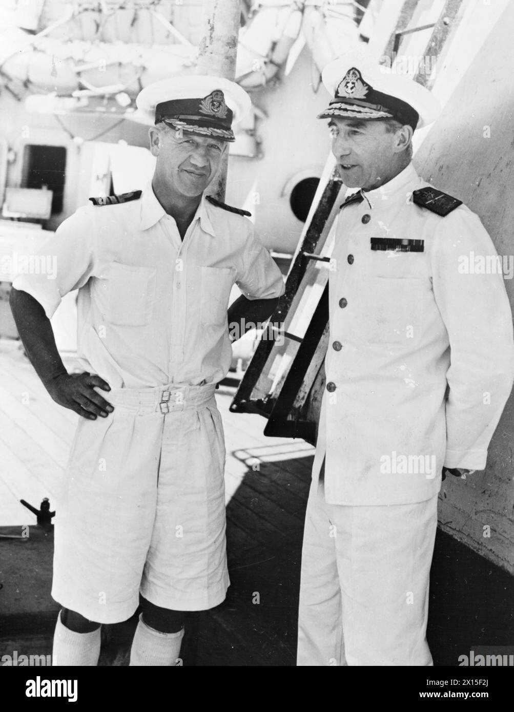 WITH HMS KING GEORGE V IN THE PACIFIC. MARCH 1945, SYDNEY, AUSTRALIA ...