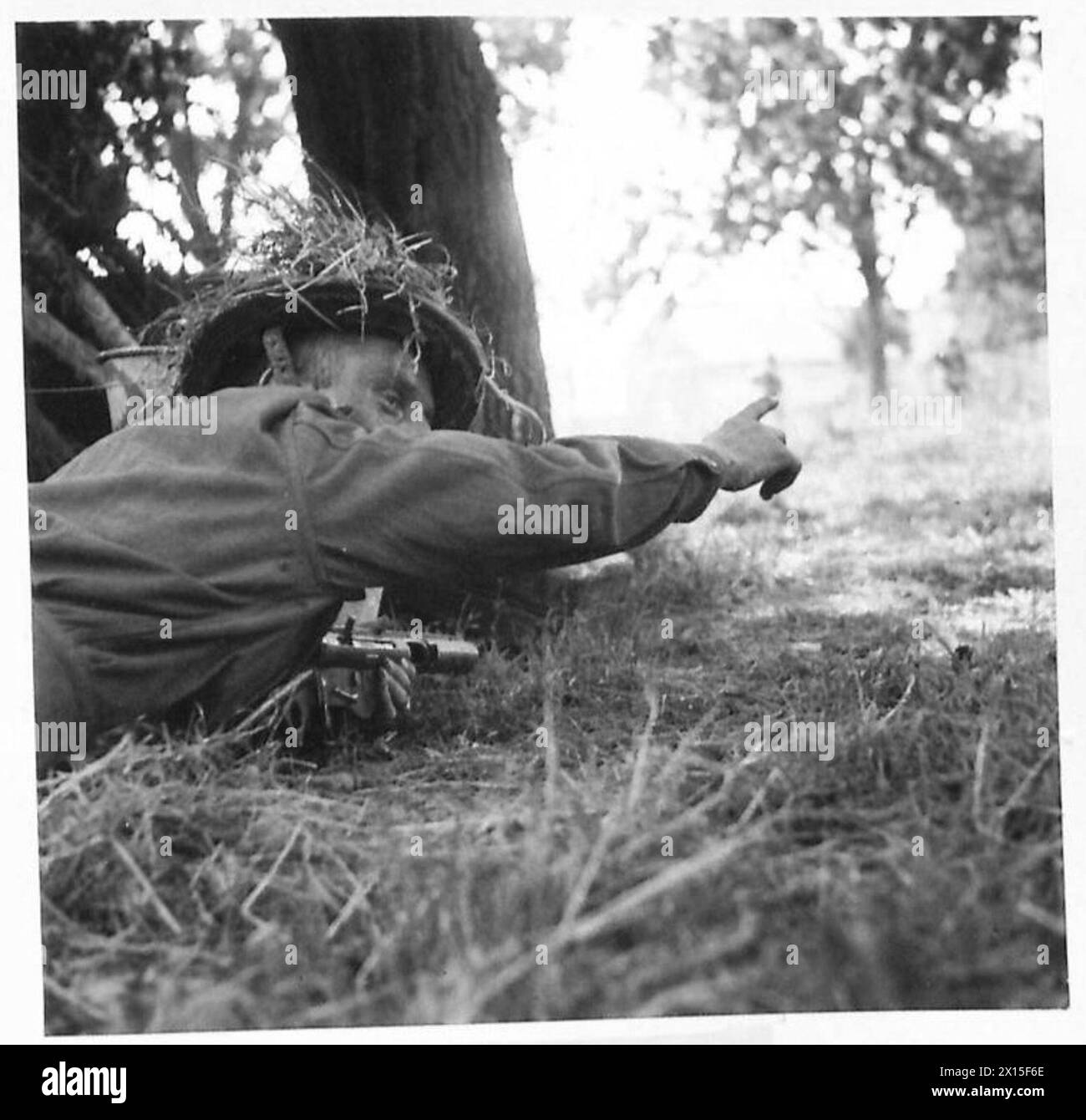 Sergeant in action Black and White Stock Photos & Images - Alamy