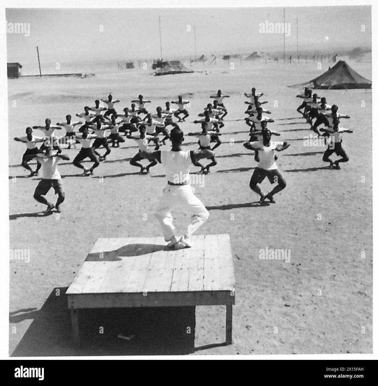 Indian physical training instructor Cut Out Stock Images & Pictures - Alamy
