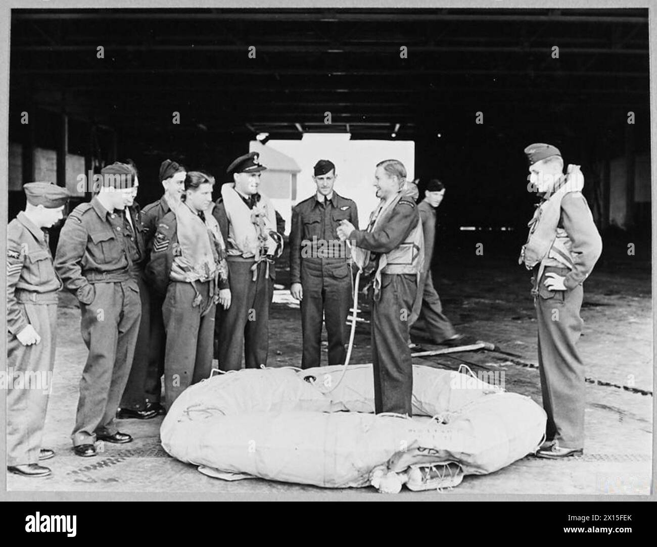 An Australian bomber squadron conducts torpedo-bombing drills, with ...