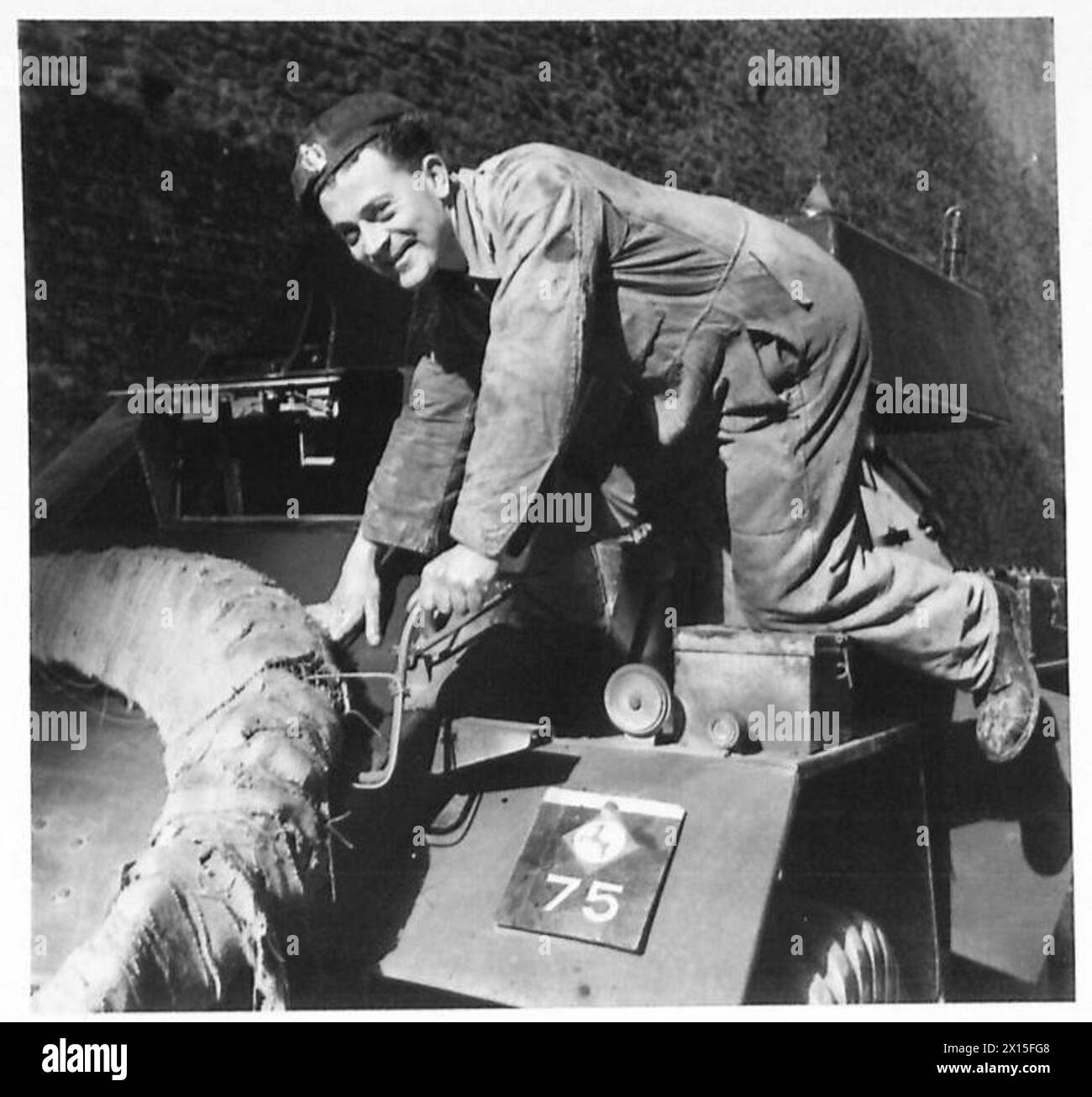 EIGHTH ARMY PERSONALITIES - Tpr. J. La Roche of 254 Ilkeston Road ...