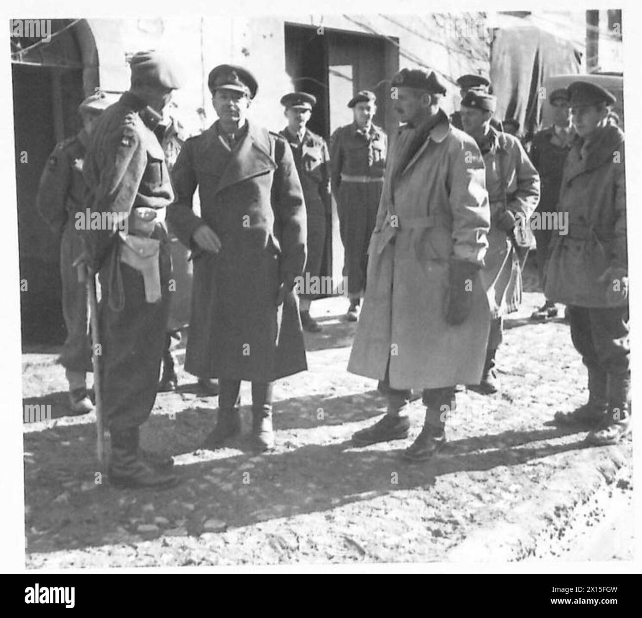 General Alexander visits 78 Division Headquarters with senior Allied ...